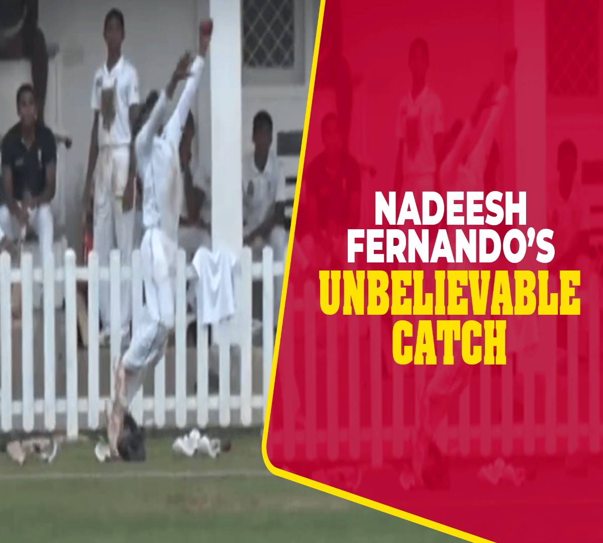 CLIPS - Nadeesh Fernando’s unbelievable catch - S. Thomas’ College vs St. Sebastian’s College