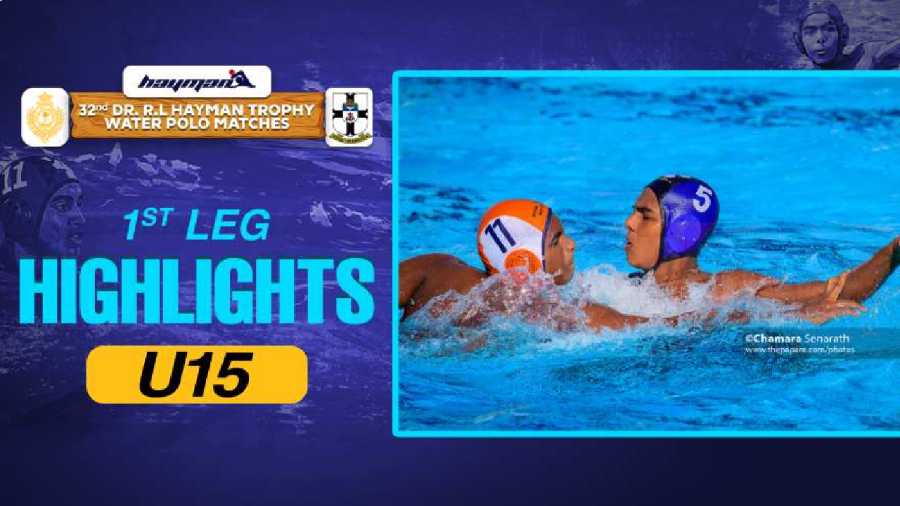 U15 1st Leg Highlights - 31st Dr R.L Hayman Waterpolo Encounter 2025
