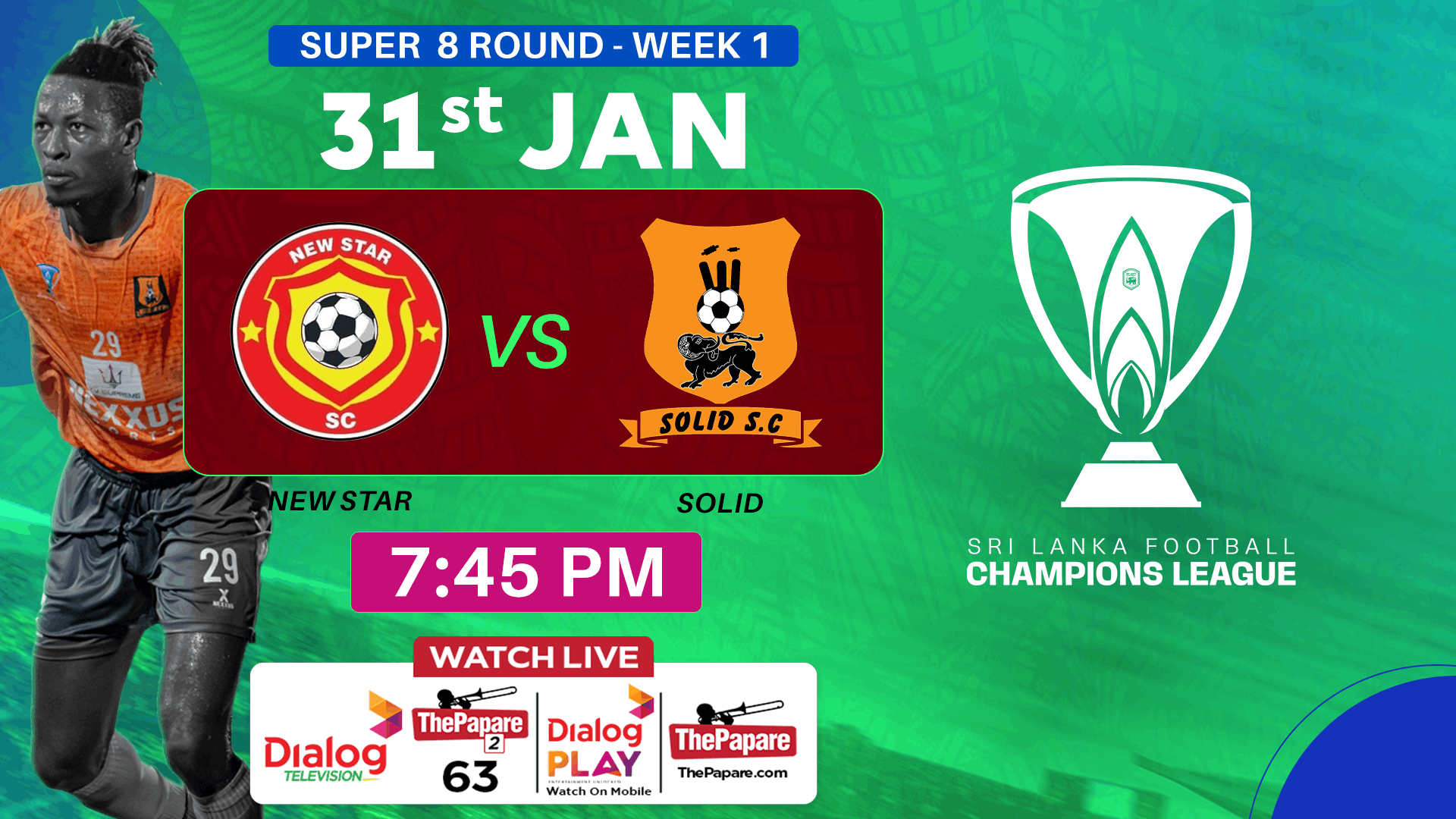 REPLAY – New Star SC vs Solid SC - FFSL Champions League 2025/26