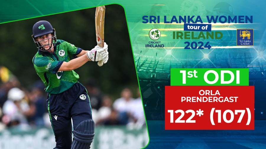 WATCH - Orla Prendergast 122* (107) | Sri Lanka Women tour of Ireland ...