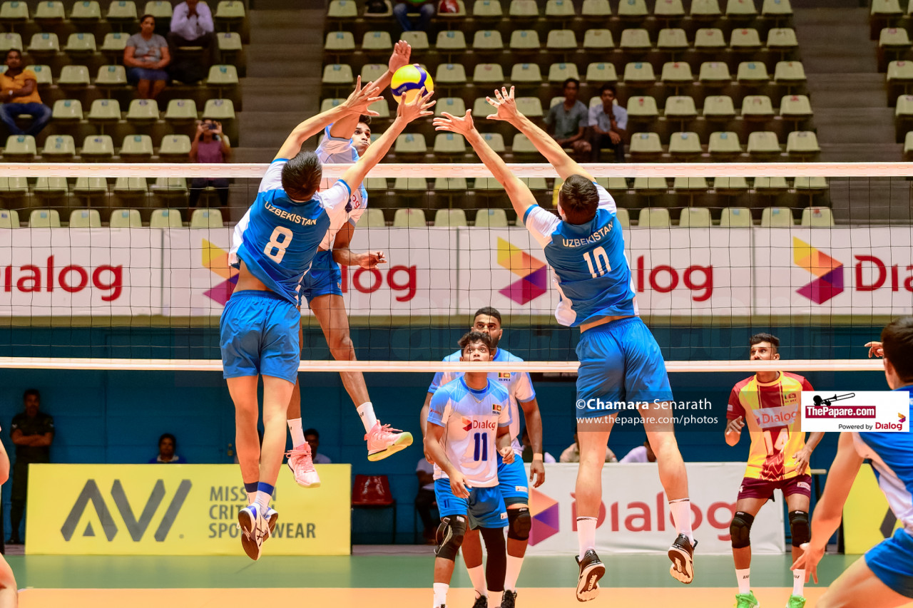 Photos - Sri Lanka vs Uzbekistan | 2nd CAVA Men's Volleyball Challenge Cup 2023