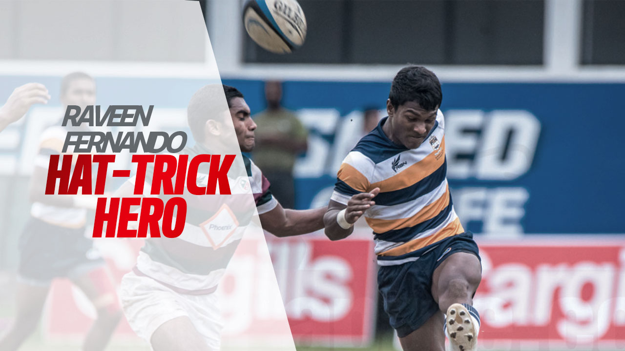 Hat-trick hero - Raveen Fernando