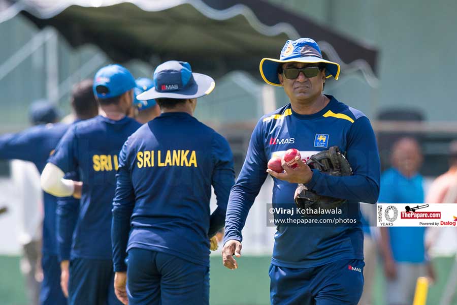 Photos : Sri Lanka practice session ahead of 1st Test against New Zealand