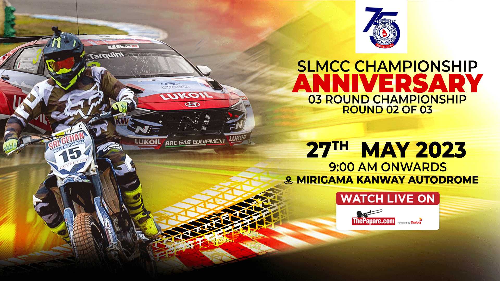 REPLAY - SLMCC 75th Anniversary 03 round Championship - Round 02 of 03