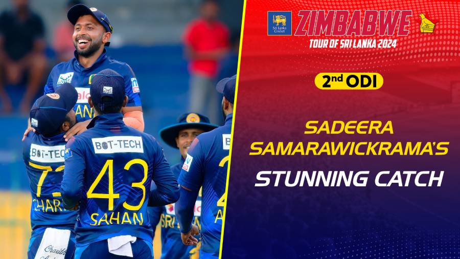 WATCH - Sadeera Samarawickrama’s Stunning Catch | Zimbabwe tour of Sri ...