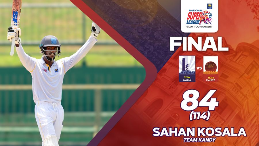 WATCH - Sahan Kosala 84 (114) vs Galle | National Super League 4-Day ... WATCH - Sahan Kosala 84 (114) vs Galle | National Super League 4-Day ...