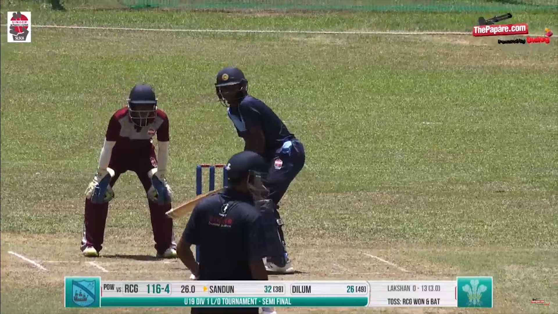 Video - Sandun Mendis' crafty half-century at Moors