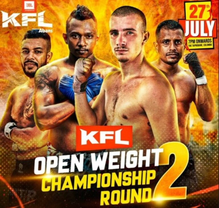 Witness the KFL Open Weight Championship Second Round on the 27th of ...