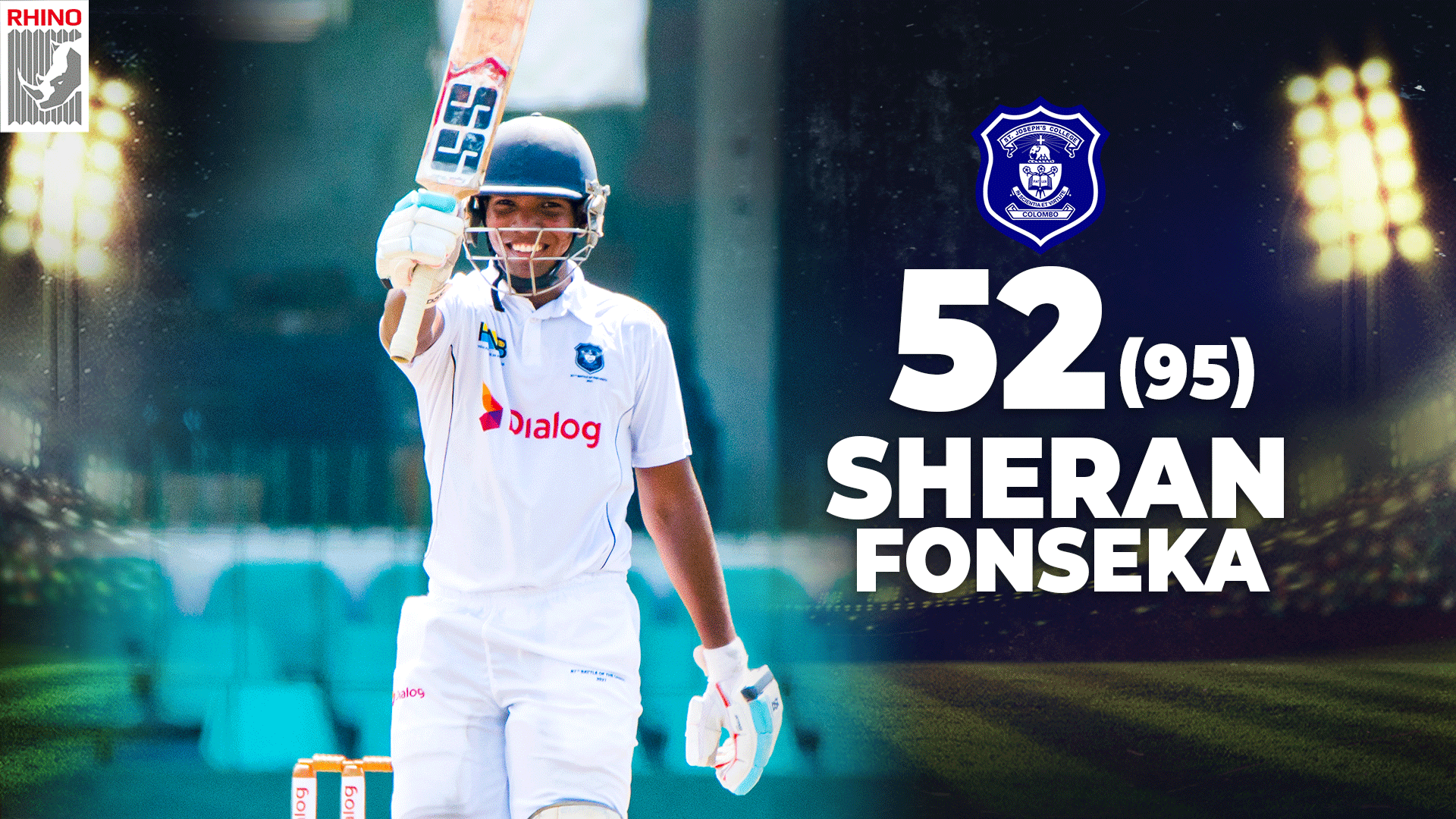 WATCH - Sheran Foneska's half-century in the 87th Battle of The Blues