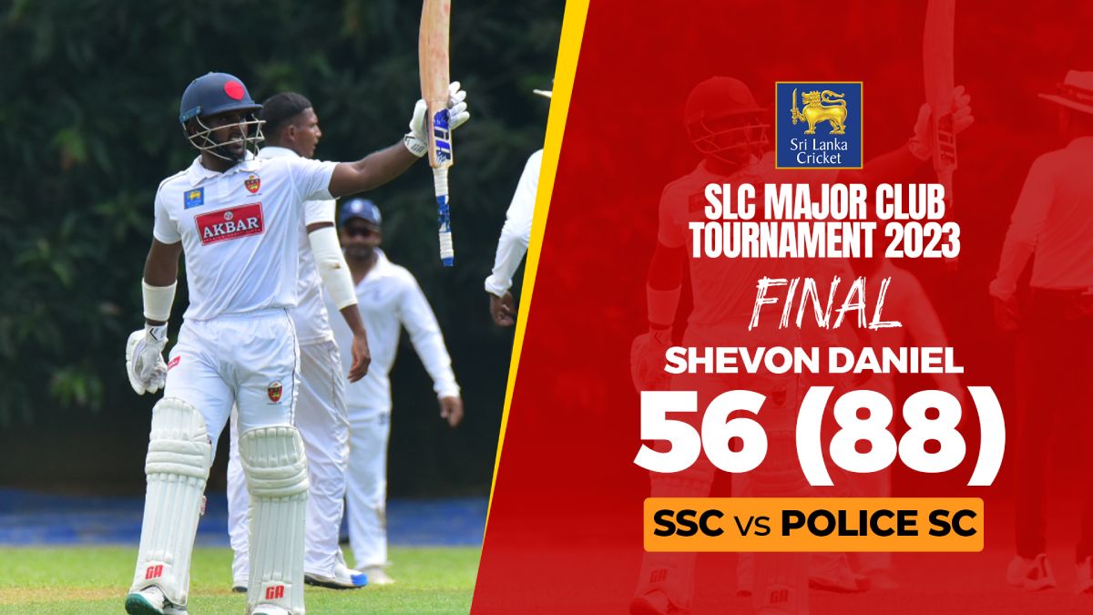 WATCH - Shevon Daniel's Half Century | Final - SLC Major Club ...