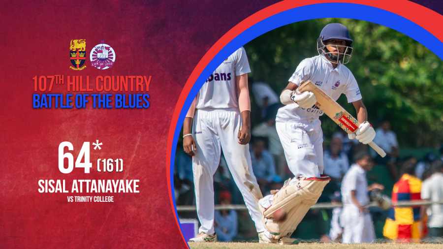 WATCH – Sisal Attanayake 64* (161) vs Trinity College | 107th Hill ...
