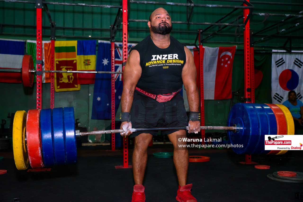 Photos : Training session of Sri Lanka Powerlifting team for Asian ...