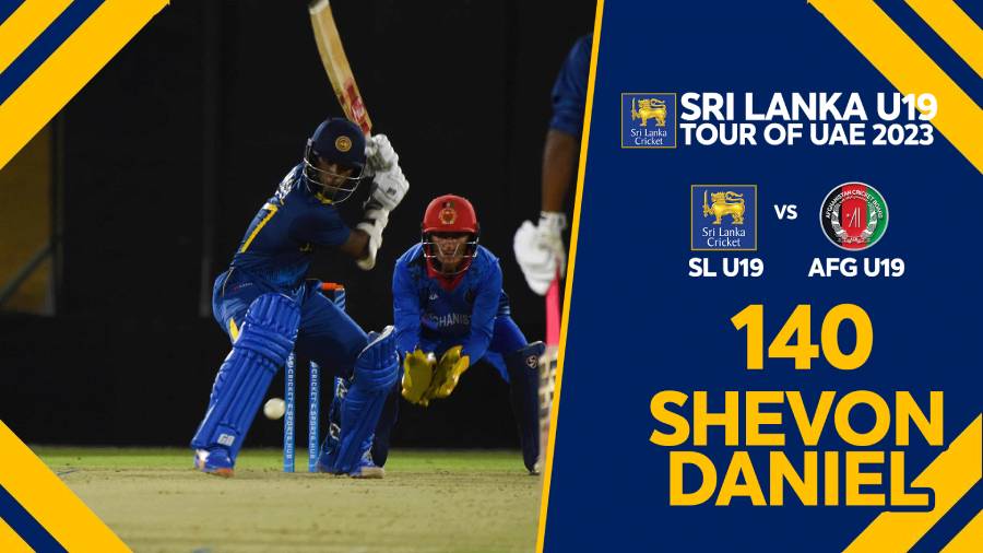WATCH - Shevon Daniel 140 vs Afghanistan U19 | Sri Lanka U19 tour of ...