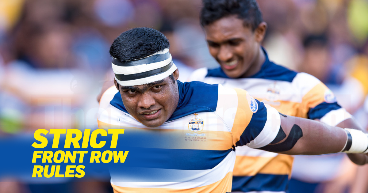 Strict front row player rules for schools