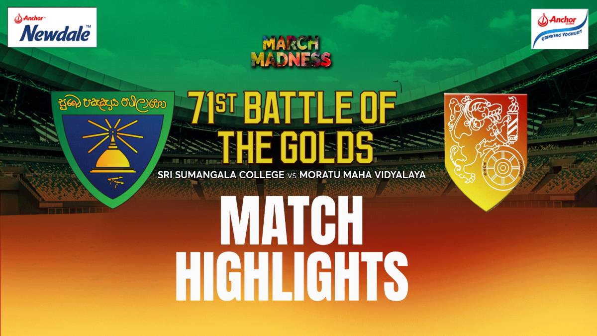 HIGHLIGHTS - Sri Sumangala College vs Moratu Maha Vidyalaya - 71st ...