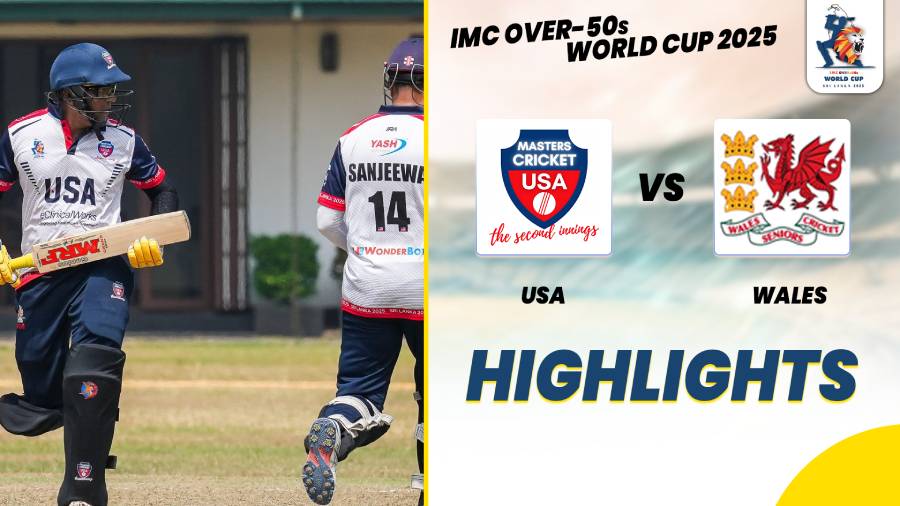Highlights - USA vs Wales - IMC Over-50s World Cup 2025