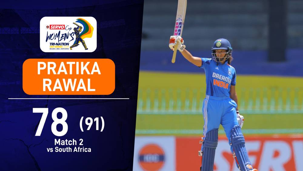 WATCH - Pratika Rawal 78 (91) vs South Africa | Servo Cup Women's Tri-Nation ODI Series 2025 ...
