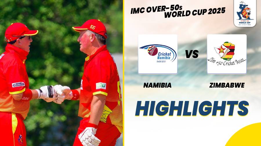 HIGHLIGHTS – Namibia vs Zimbabwe - IMC Over-50s World Cup 2025