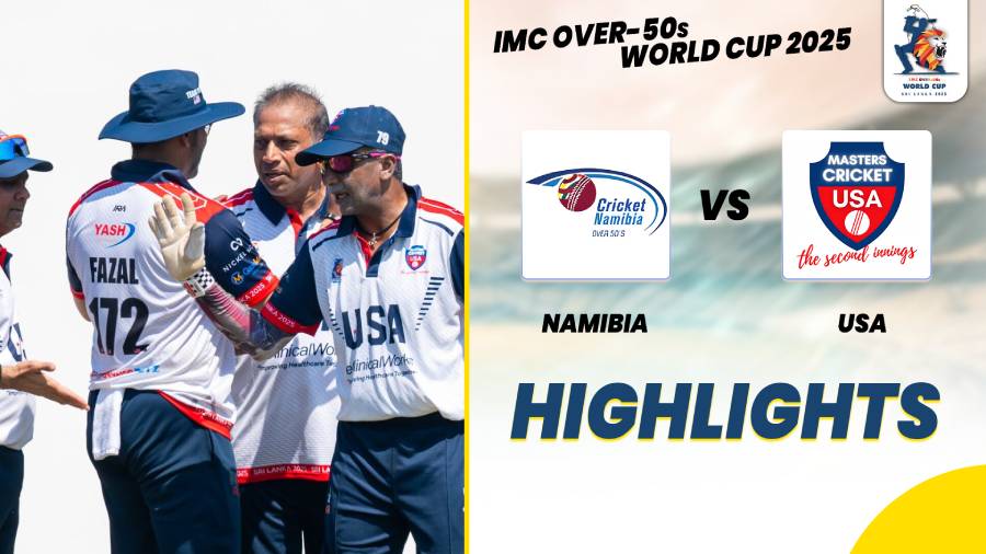 HIGHLIGHTS – Namibia vs USA - IMC Over-50s World Cup 2025