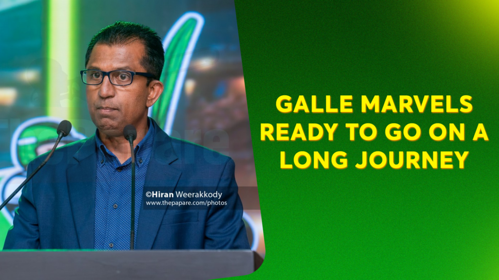 WATCH - LPL Tournament Director welcomes the newly-launched Galle ...