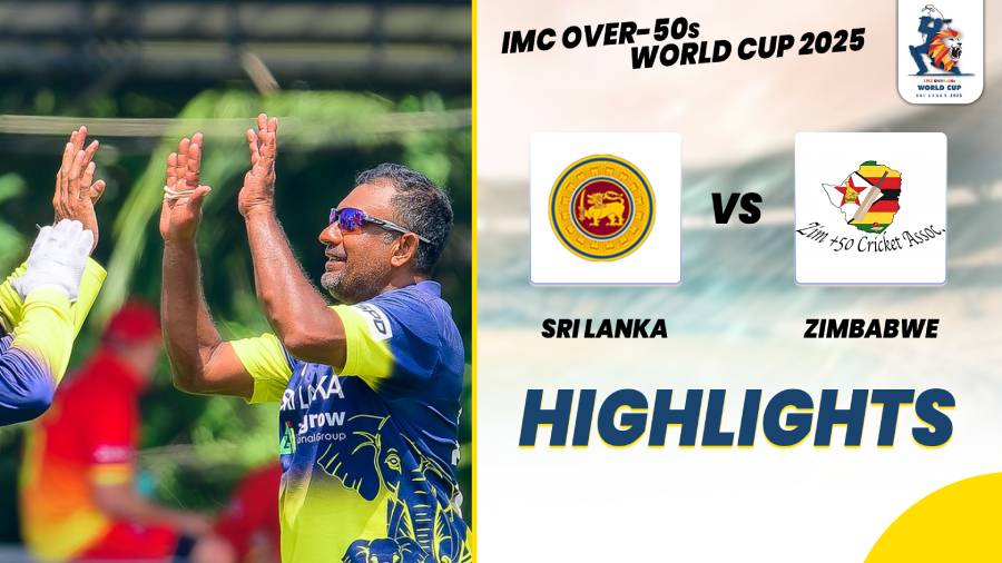 HIGHLIGHTS – Sri Lanka vs Zimbabwe - IMC Over-50s World Cup 2025