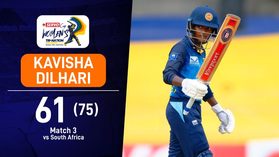 WATCH - Kavisha Dilhari 61 (75) vs South Africa | Servo Cup Women's Tri-Nation ODI Series 2025 ...