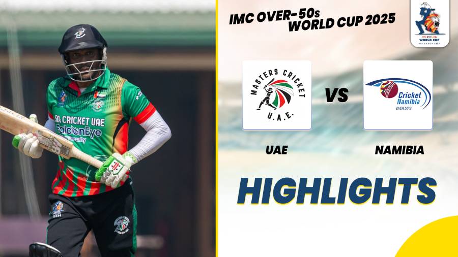 HIGHLIGHTS – UAE vs Namibia - IMC Over-50s World Cup 2025