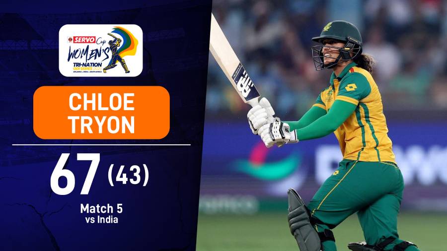 WATCH – Chloe Tryon 67 (43) vs India | Servo Cup Women's Tri-Nation ODI Series 2025 - Match 5