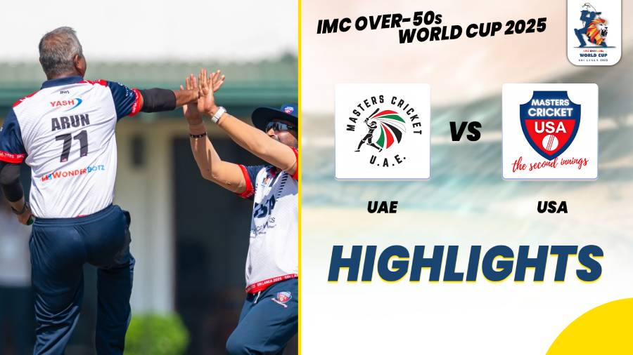 HIGHLIGHTS – UAE vs USA - IMC Over-50s World Cup 2025