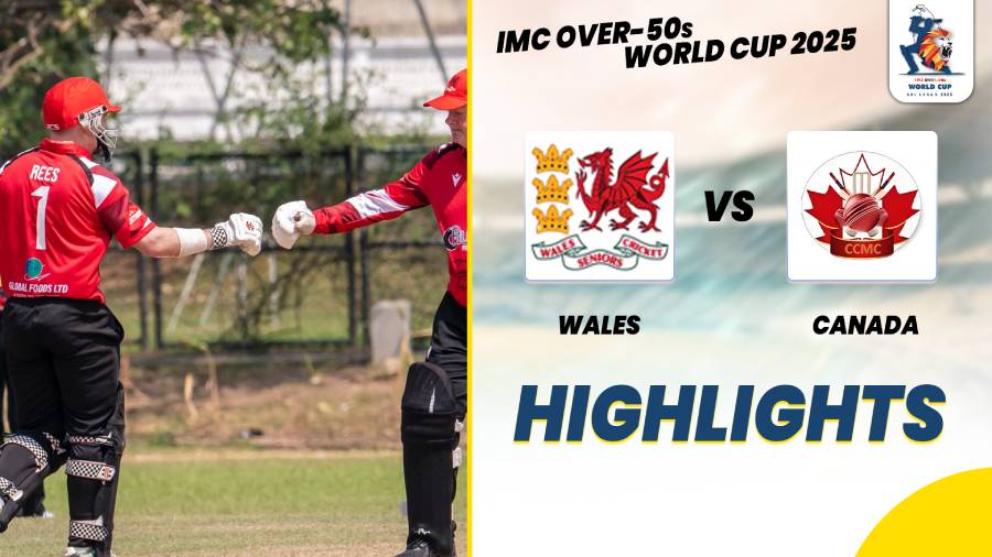 HIGHLIGHTS – Wales vs Canada - IMC Over-50s World Cup 2025