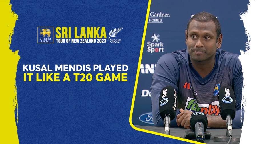 WATCH - Mendis’ innings was fantastic to watch - Angelo Mathews