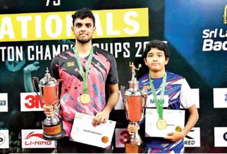 Viren Nettasinghe and Ranithma Liyanage defend National Badminton ...