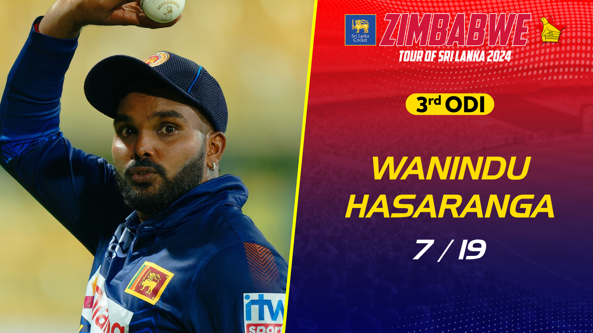 WATCH – Wanindu Hasaranga 7/19 | Zimbabwe tour of Sri Lanka 2024 – 3rd ODI