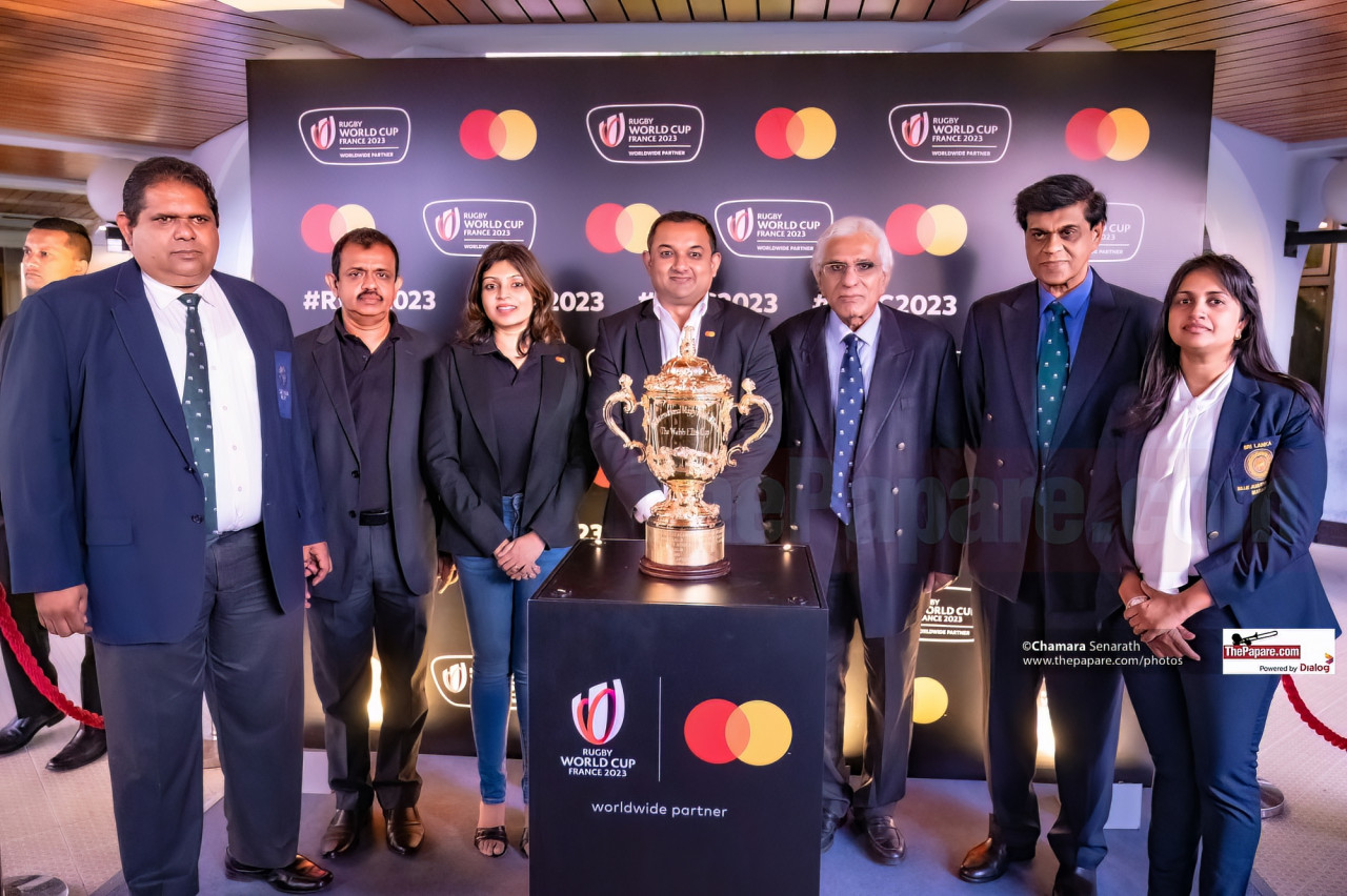 Photos - The Webb Ellis Rugby World Cup Trophy Arrival