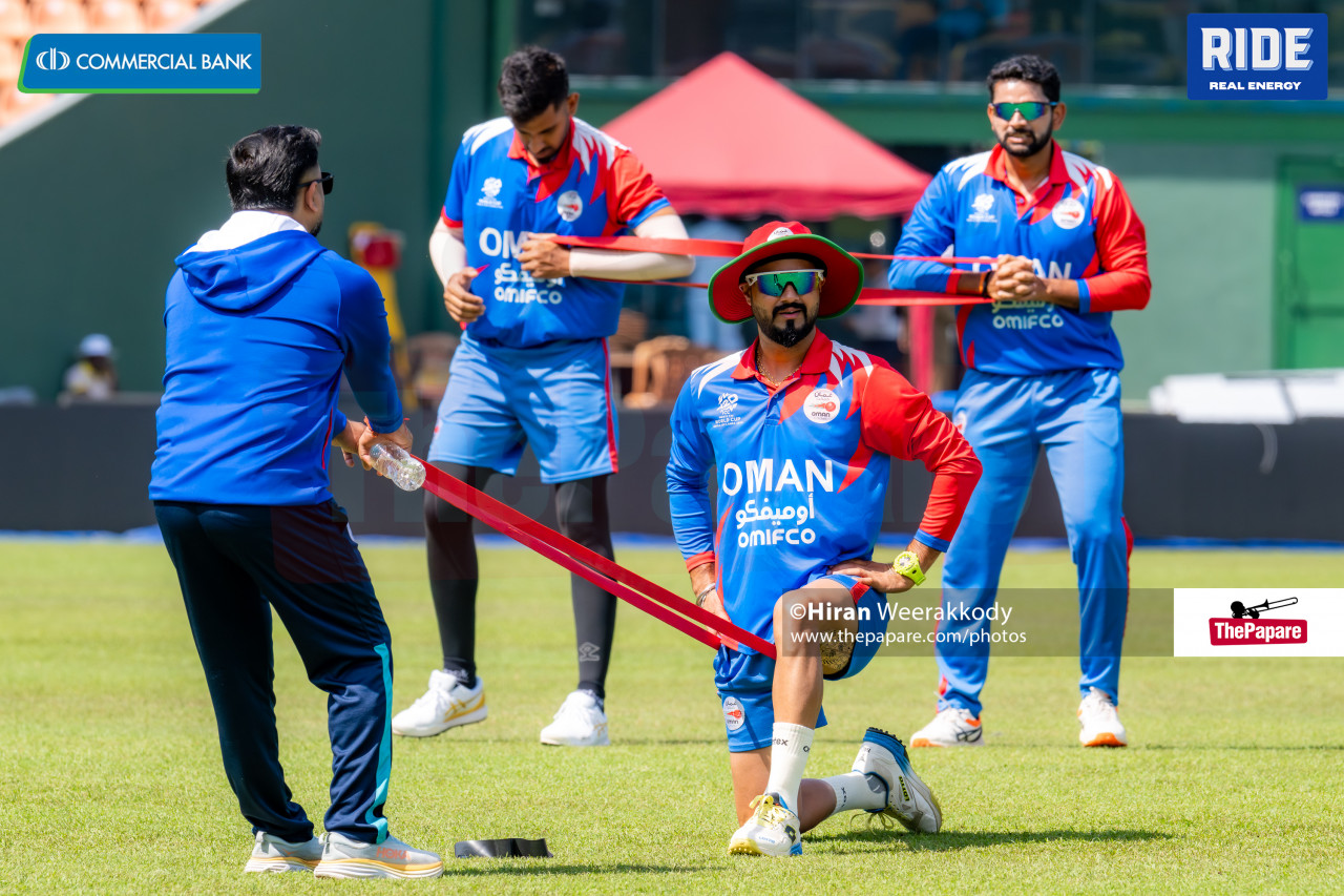 Photos - Oman Practice Session Ahead of Sri Lanka - ICC Men's T20 World ...