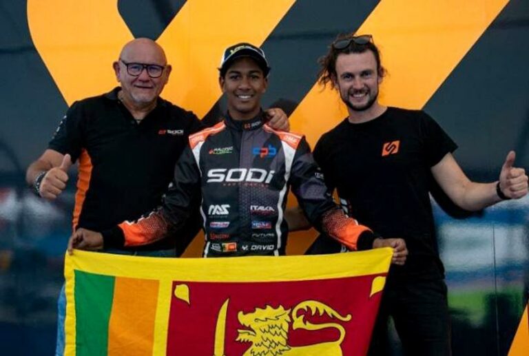 Sri Lankan Yevan David earns Podium finish in Belgium
