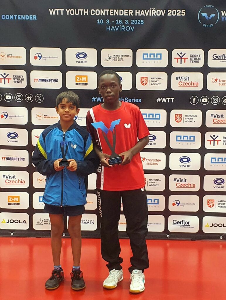 Taavi Samaraweera etched history by climbing to No. 03 in U-11 Boys ...