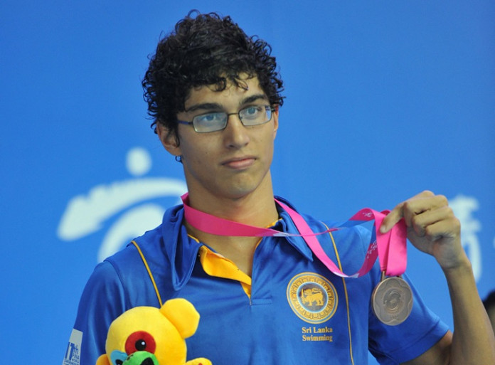 Matthew Abeysinghe in seventh heaven