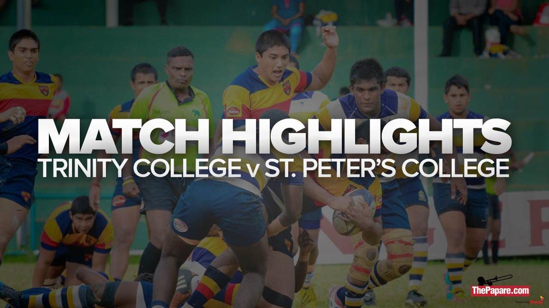 Match Highlights - Trinity College v St. Peter's College - Schools ...