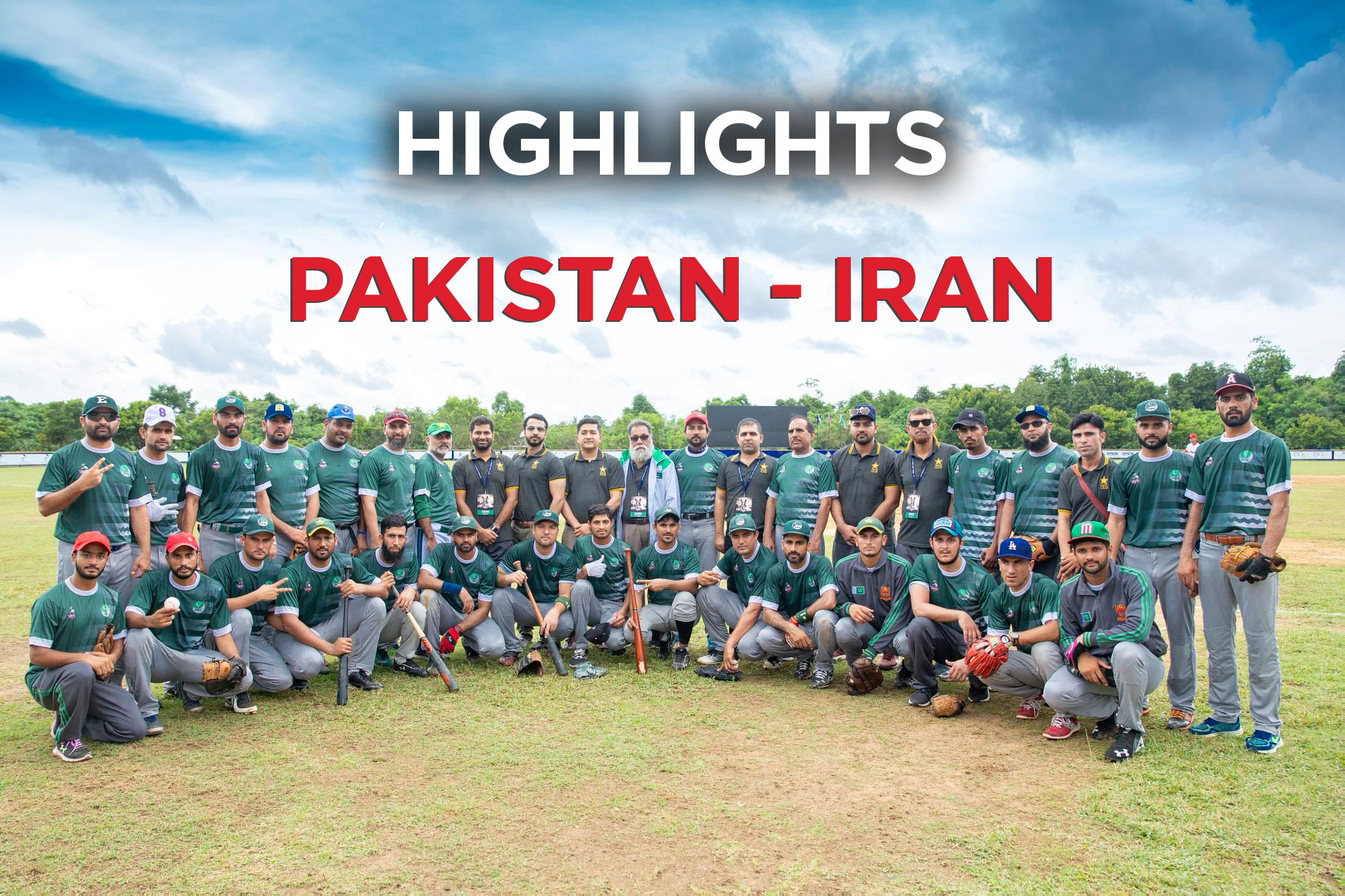 Video - Pakistan vs Iran | Highlights | West Asia Baseball Cup 2019