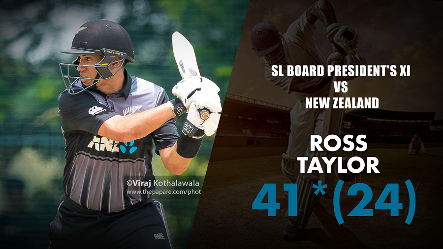 Video - Ross Taylor's big-hitting vs SLBPXI