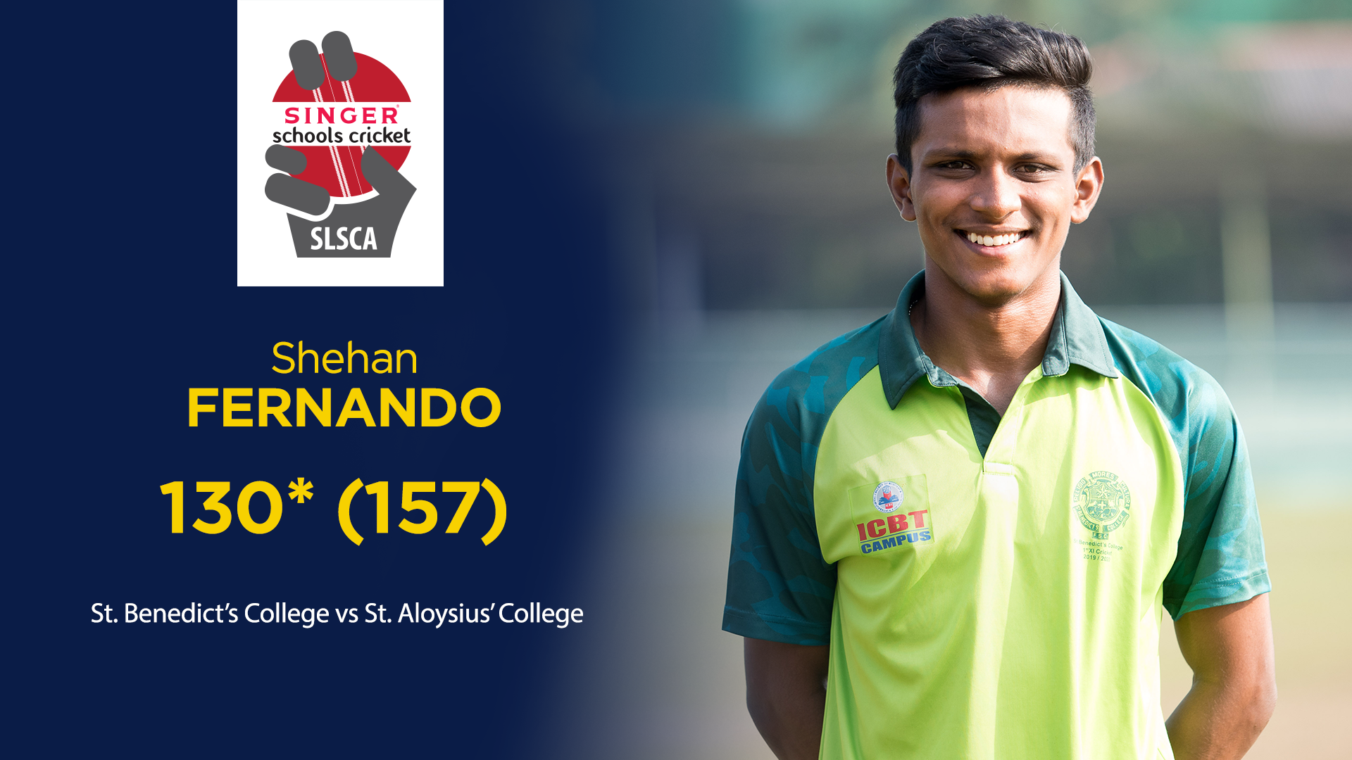 Video - Shehan Fernando's 130* Vs St. Aloysius College
