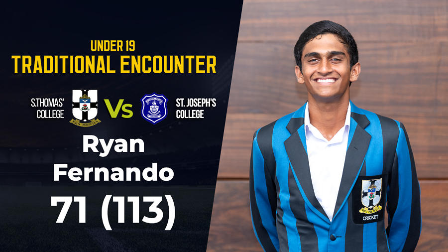 Video - Ryan Fernando 71 (113) Vs St. Joseph's College